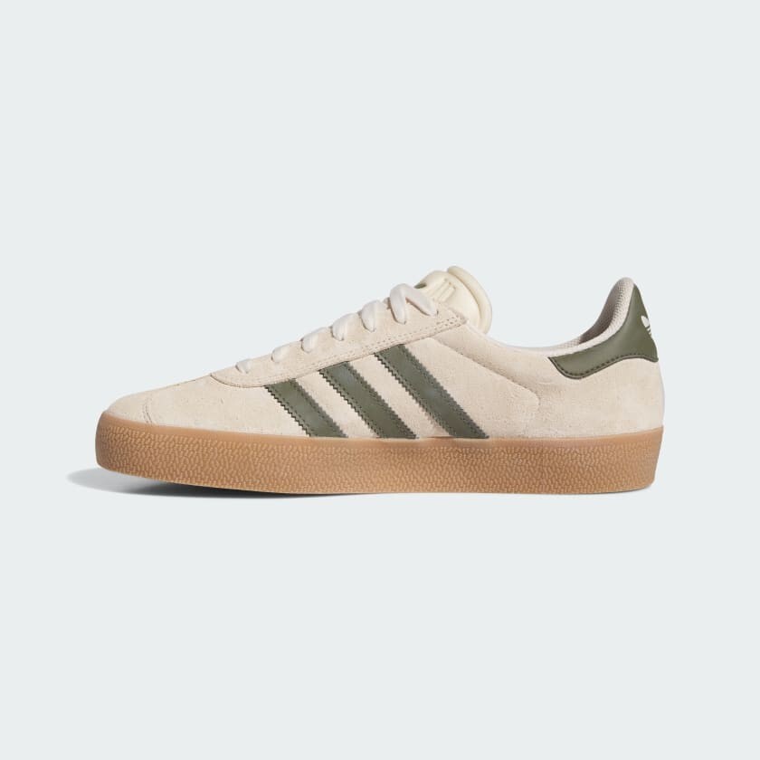 adidas Originals Gazelle ADV "Ecru Tint/Focus Olive/Gum" IH3351 Men's ...