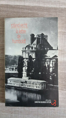 Roland Recht - La lettre de Humboldt - 1989 [ Signé ] | eBay