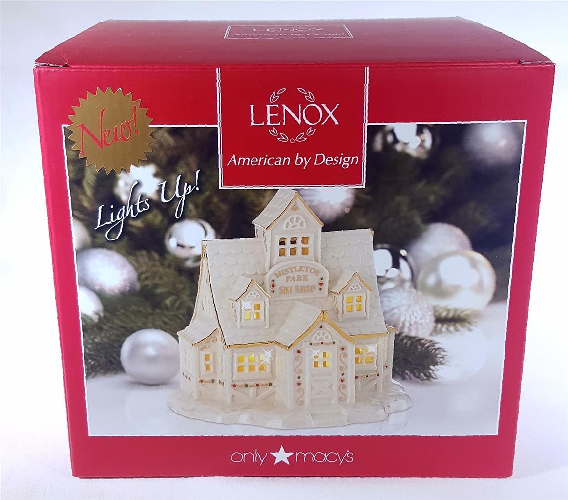 Lenox Village Treasures Collection Mistletoe Park Series Ski Shop New ...