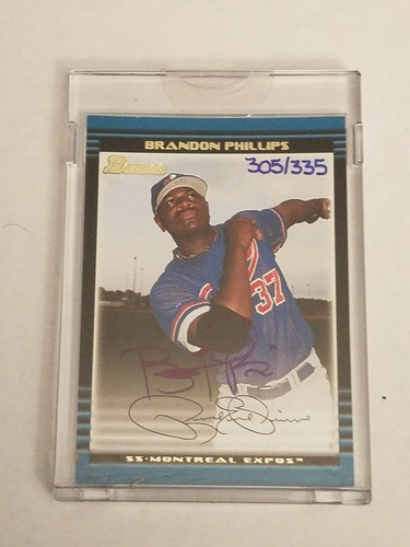 Brandon Phillips 2006 Bowman Originals BuyBack Auto SP /335 Cleveland ...
