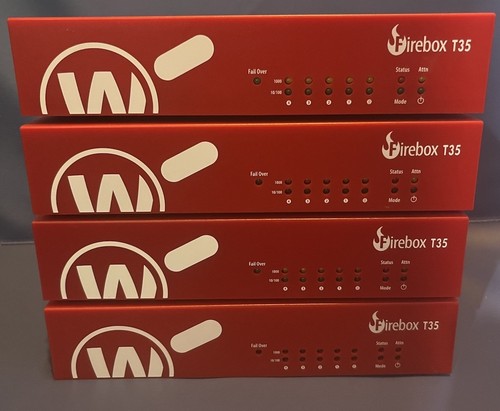 Lot of 4 WatchGuard Firebox T35 Firewalls - 2 PSU | eBay