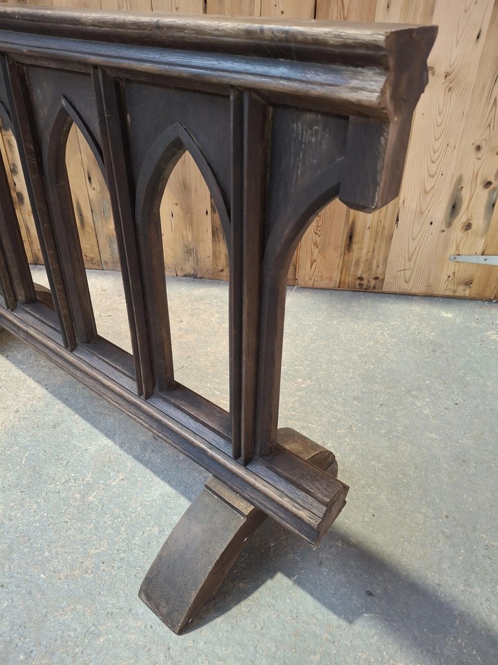 Section of Wooden Altar Rail / Communion Rail / Chancel Rail | eBay UK