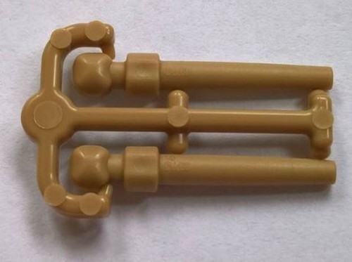 LEGO Minifigure Accessory Dark Tan Wand 2 on Sprue Spare LEGO CITY ...