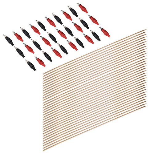 30 Pcs Color Painting Clip Holder Stick Metal For Gundam Toys Building ...