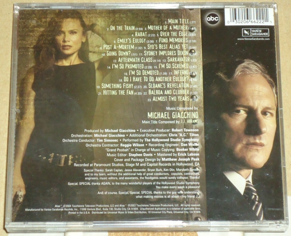 Alias Season 2 Music CD | eBay