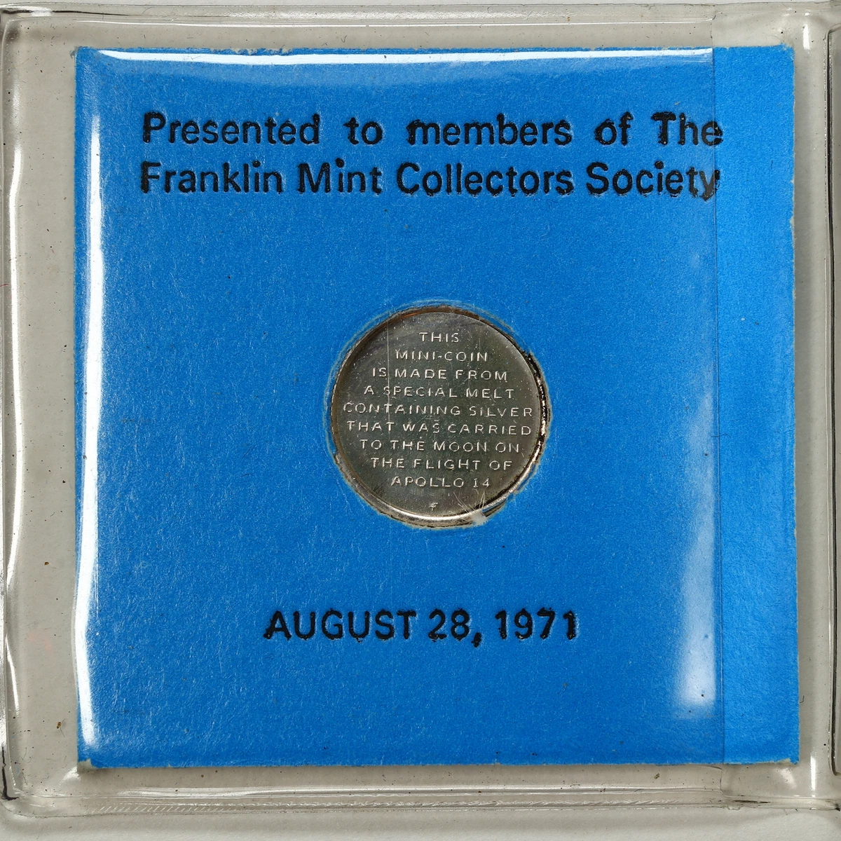 Apollo 14 Mini Coin Silver