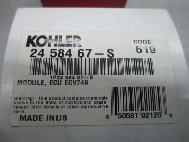 Genuine Kohler ECU Module Ecv749 24 584 67-s for sale online | eBay
