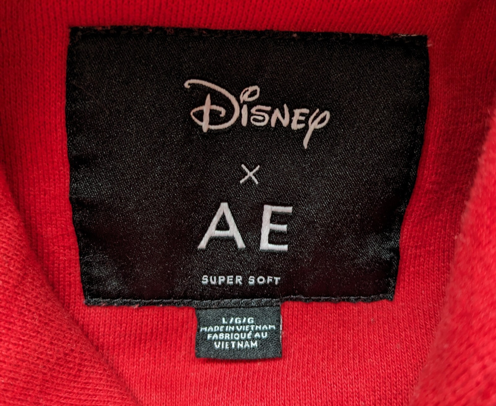 Disney X AE American Eagle L Mickey Mouse Red Super S… - Gem