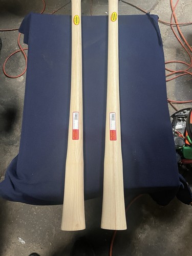 2 HICKORY 36" Railroad Mining Coal Clay PICK AXE HANDLES Lot Of 2 | eBay
