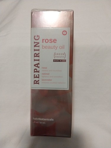 Habit Botanicals Repairing Rose Beauty Oil Retinol Lavender | eBay