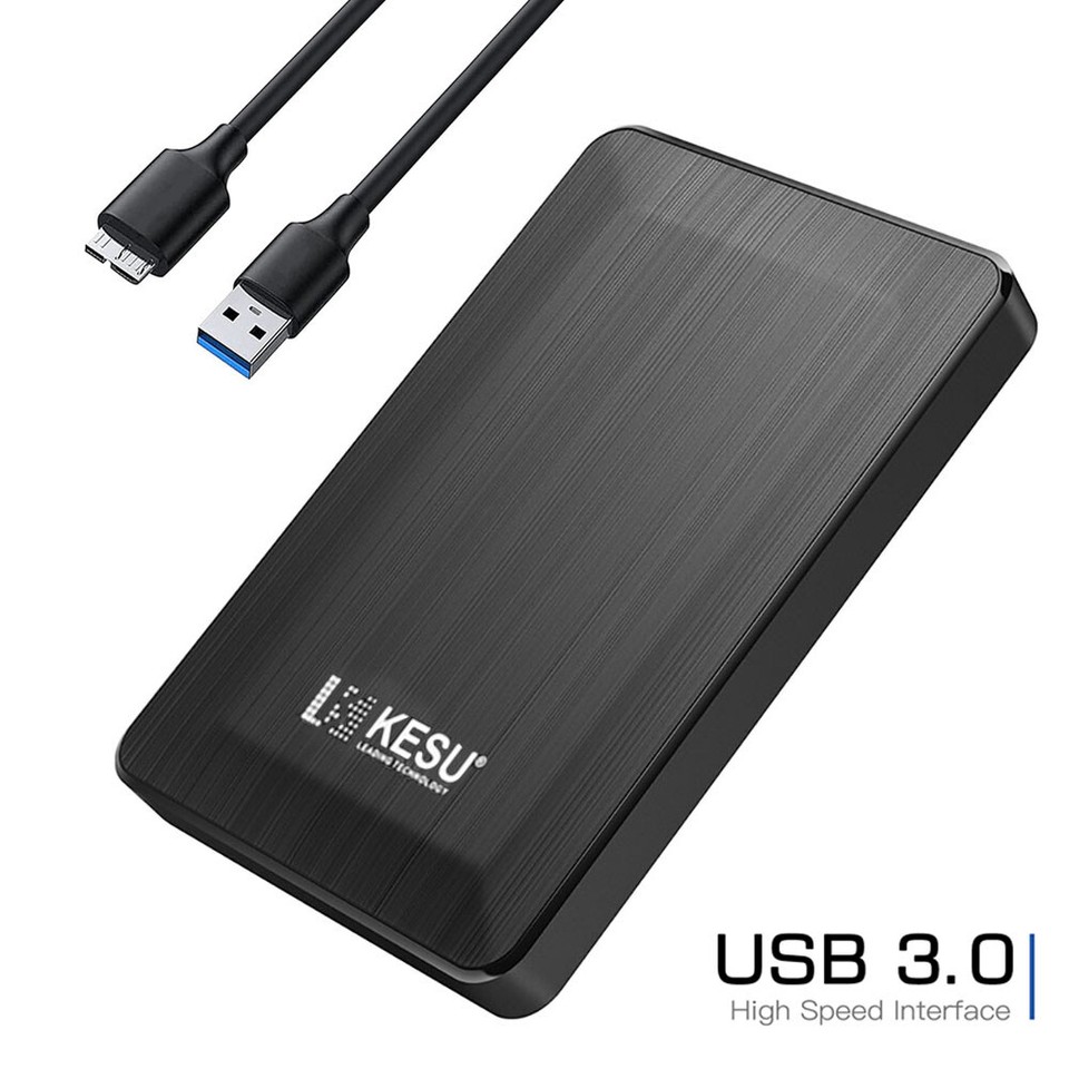 Portable External Hard Drive Memory HDD USB3.0 for Windows PC Ps4, Plug ...