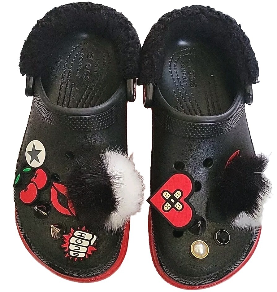 Crocs Cruella Classic Bau LE Halloween Women Shoes Si… - Gem