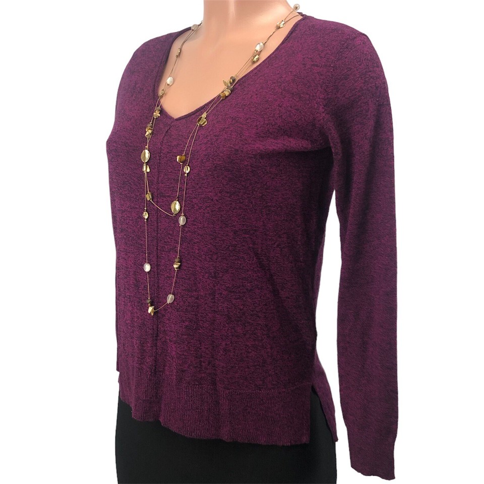 Apt. 9 Women Pullover Sweater Top Size Petite XS Acrylic Blend RN#73277 ...