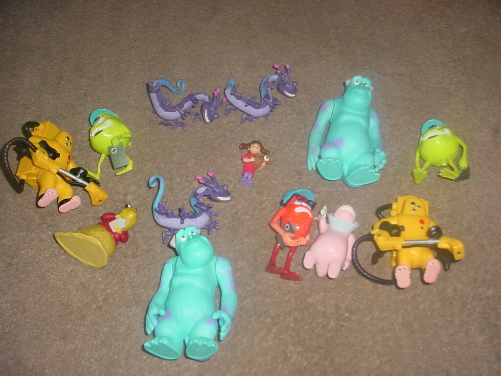MONSTER INK DISNEY FIGURES TOYS LOT SULLEY, BOO CHECK PHOTOS | eBay