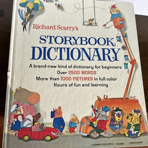 Richard Scarry's Storybook Dictionary HC, 1966, Vintage, Western ...