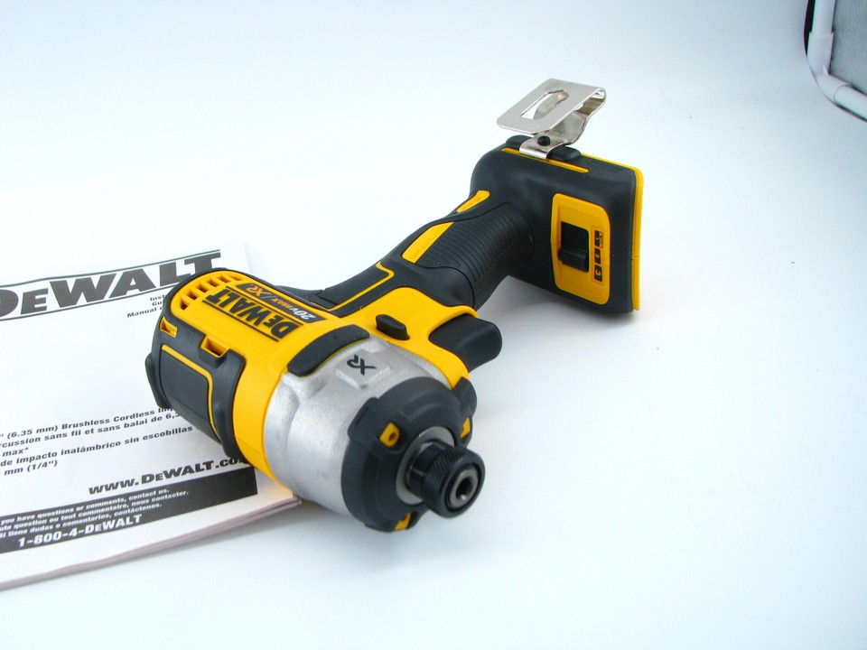 New DEWALT DCF887B 20V MAX XR Brushless 1/4" Inch Impact Driver 20 volt ...