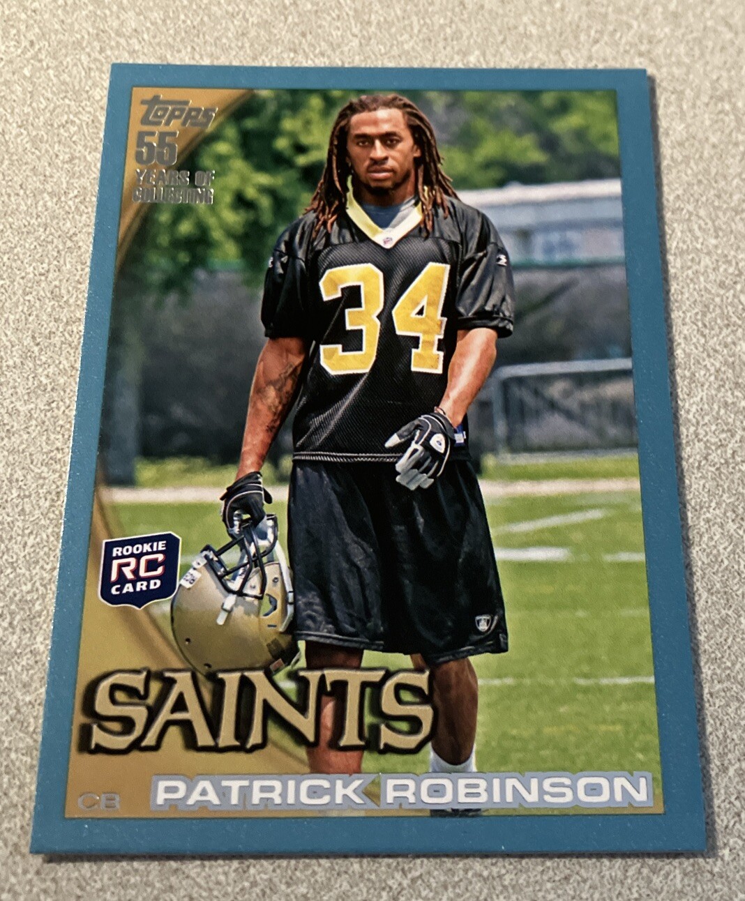 2010 Topps Blue RC #363 Patrick Robinson Saints /349 | eBay