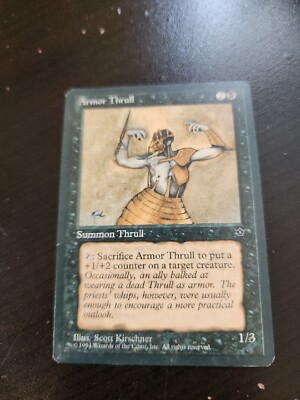 Armor Thrull Fallen Empires MTG Magic The Gathering w2 | eBay