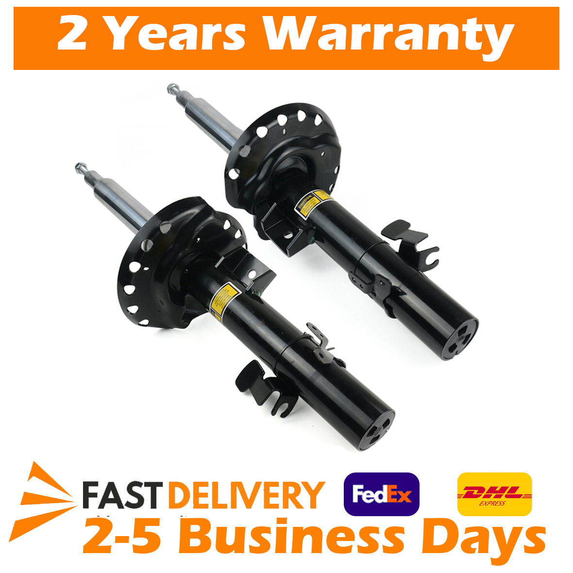 For 2012-2018 Range Rover Evoque L538 Pair Front Shock Absorbers Struts ...