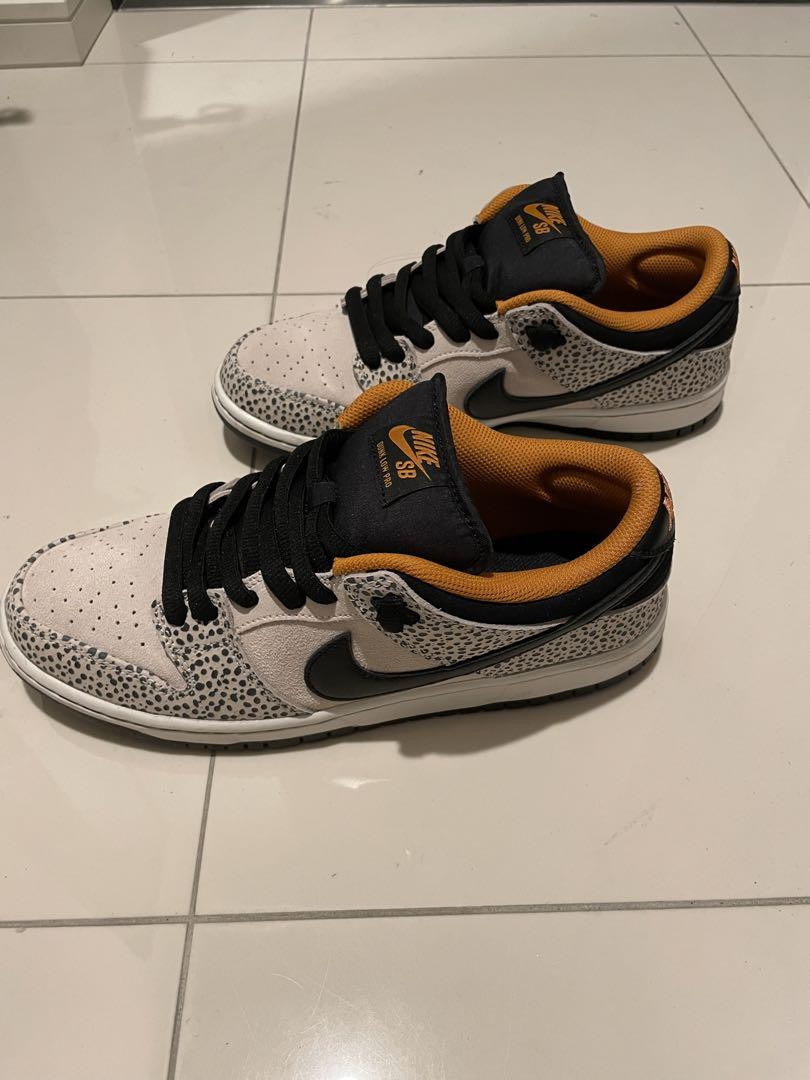 Nike SB Dunk Low Pro Electric Safari Phantom/Black Size 9 US Nike SB Dunk Low Pro Electric Safari Phantom/Black Size 9 US