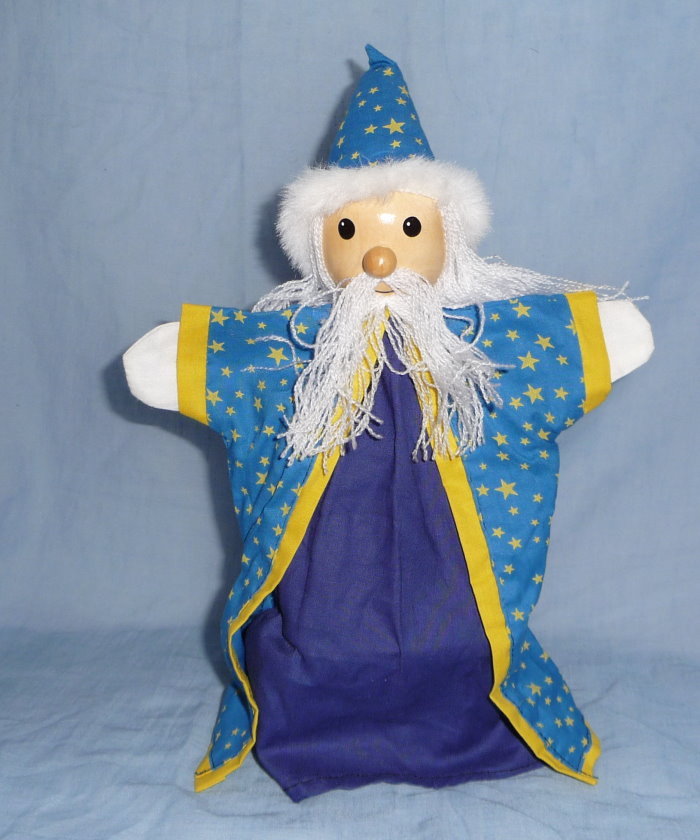 Handpuppe,Holzkopf, Kasper, Seppel, Zauberer,Krokodil, Hexe usw ...