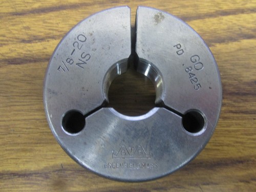 Go Thread Ring Gage 7/8"-20 NS | eBay
