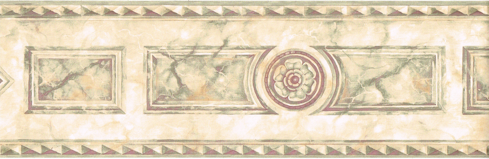 Marble Rosette Rose Roman Stone Medallion Diamond Tile Wall paper ...