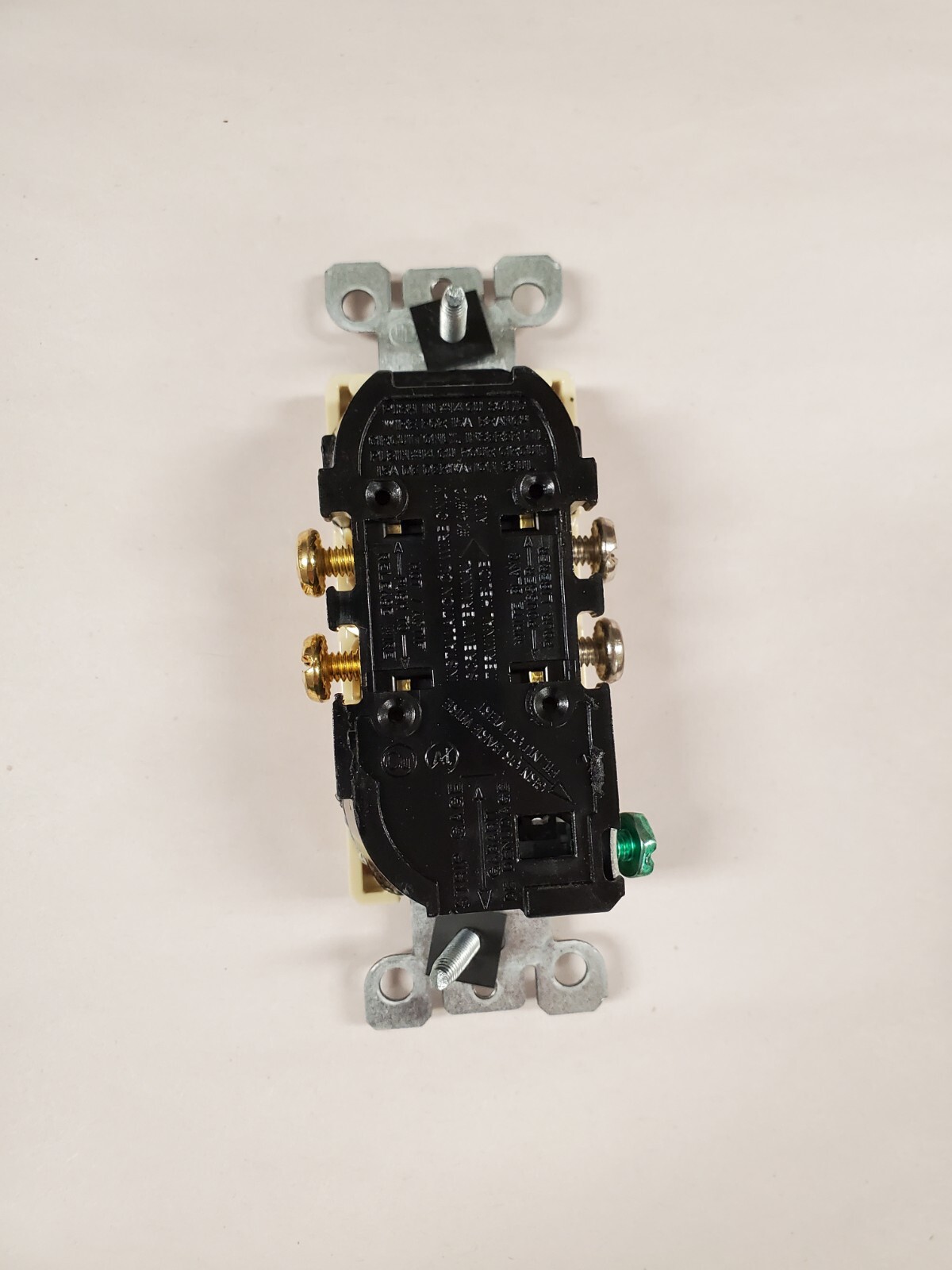 *8* Leviton Decora 15 Amp Tamper Resistant Power Duplex Outlet, Ivory T5325-0DI | eBay