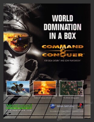 Command & Conquer 1990s Video Game Print Advertisement Ad 1996 | eBay