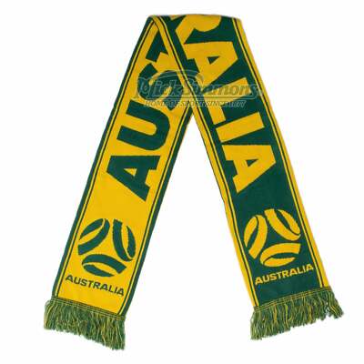NEW Australia Socceroos / Matildas Jacquard Scarf Football Soccer FFA ...