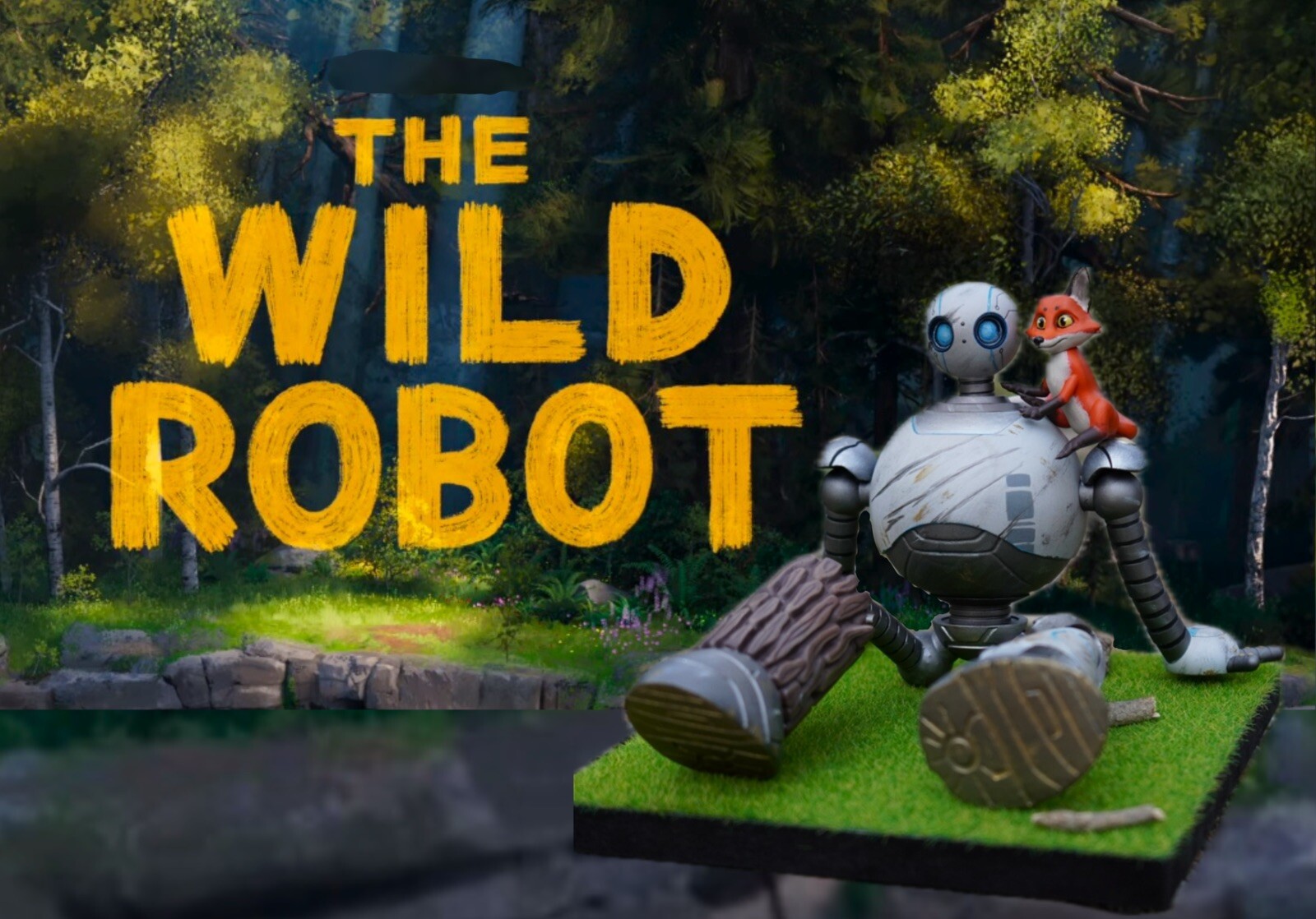 The Wild Robot Roz The Robot Figure - Movie Character Roz The Robot ...