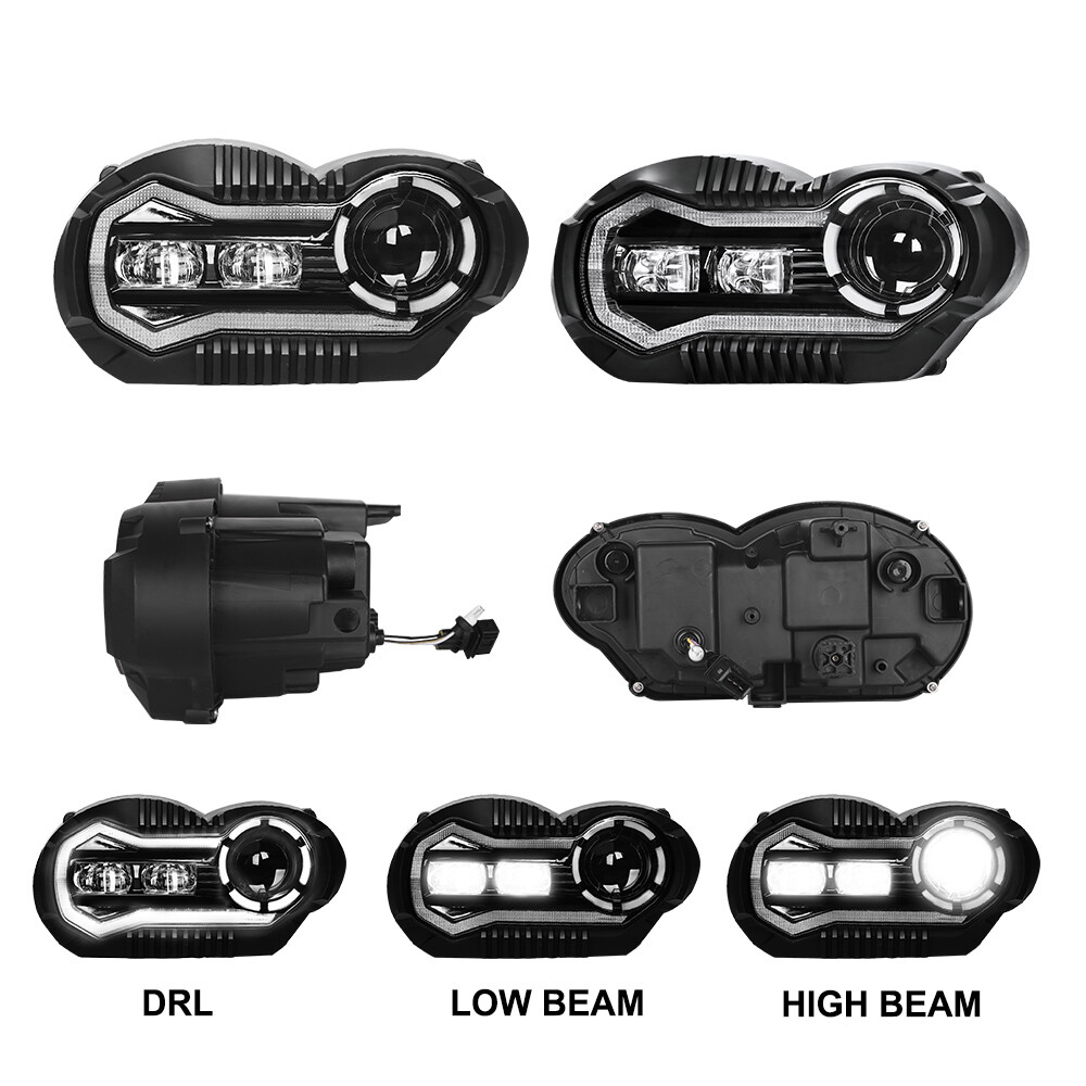 LED DRL Headlight For BMW R1200GS R 1200 GS 2004–2012 R1200GS ADV 2005 ...