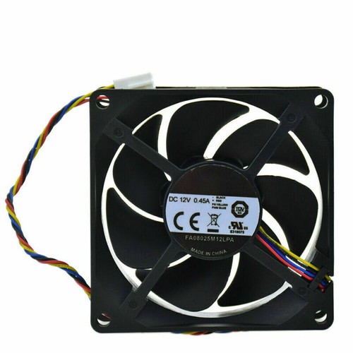 For Cooler Master FA08025M12LPA cooling fan 12V 0.45A 80*80*25MM 4pin ...
