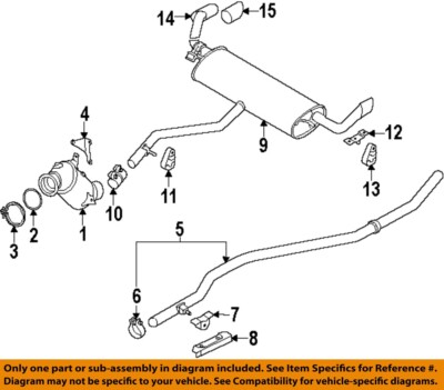 BMW OEM 07-19 X5,X6 Exhaust System Exhaust Components-Hanger ...