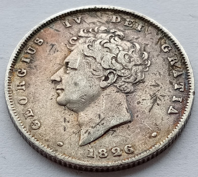 1826 George IV shilling silver coin - nice condition | eBay UK