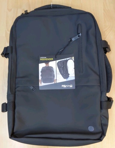 New Primo Weekender Black Laptop Bag Backpack Briefcase NWT Water ...