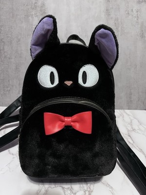 Studio Ghibli Kiki's Delivery Service Jiji Furry Figural Mini Backpack ...