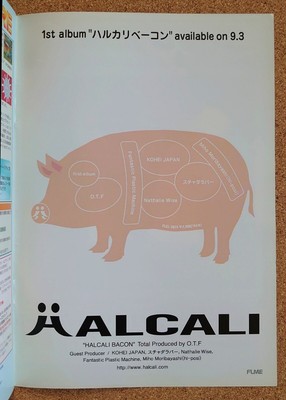 HALCALI Novelty Booklet Muse Clip 738 First Album "Harukali Bacon" Full ...
