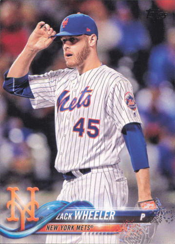 2018 Topps #228 Zack Wheeler New York Mets MLB Baseball Card NM-MT | eBay