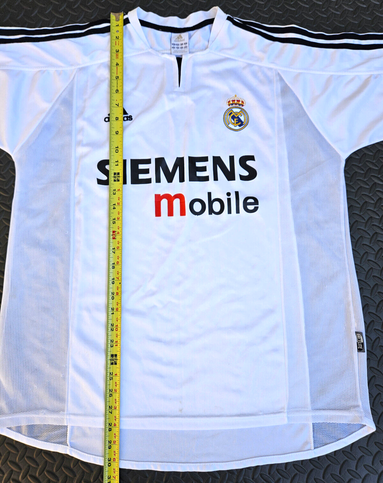 Adidas Real Madrid 2003-04 Siemens Mobile Soccer Football Jersey Shirt ...