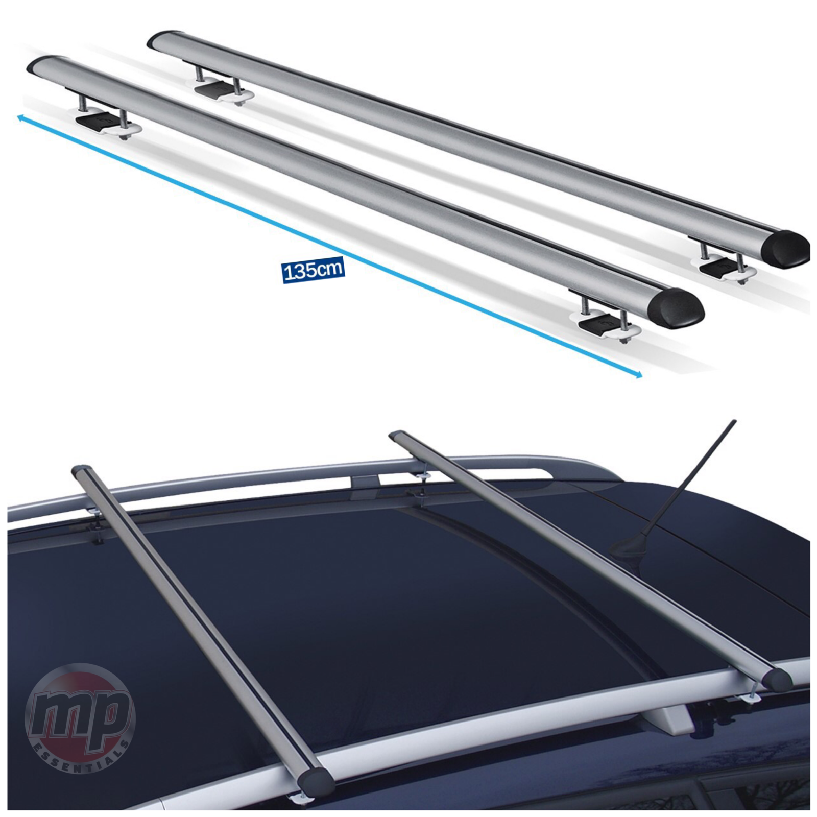Streetwize 135cm Universal Aluminium Roof Bars (SWRB17) for sale online ...