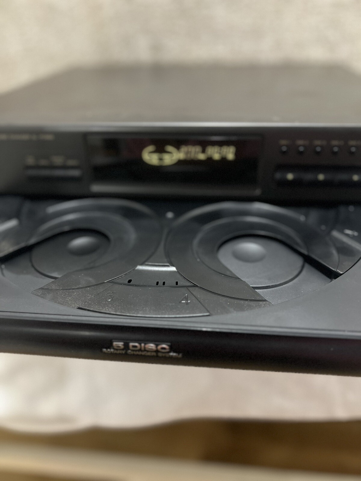 Technics SL-PD665 5 Disc CD Changer Player MASH. Tested Working. Read ...