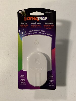 New DynaTrap Uv Bug Trap DT3005W Fruit Fly, Gnat,Moth & Fly Discreet ...