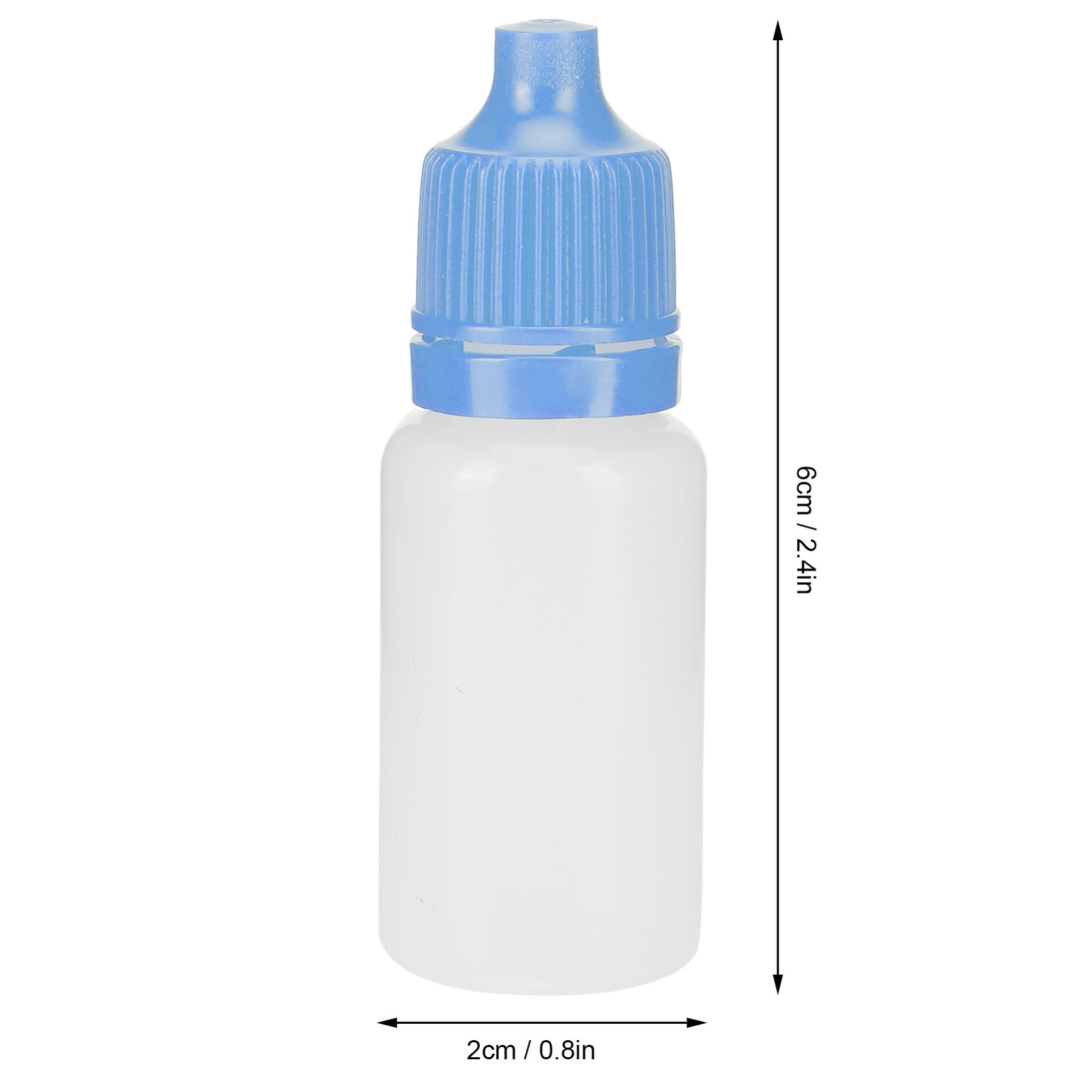 Bleu 50Pcs 10ml Eye Liquid Bottle Portable Squeezable Empty Eye Drops ...