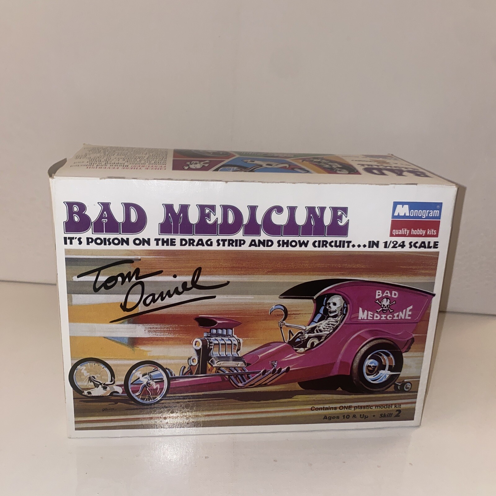 Monogram Bad Medicine Drag Car Model Kit By Tom Daniel | eBay