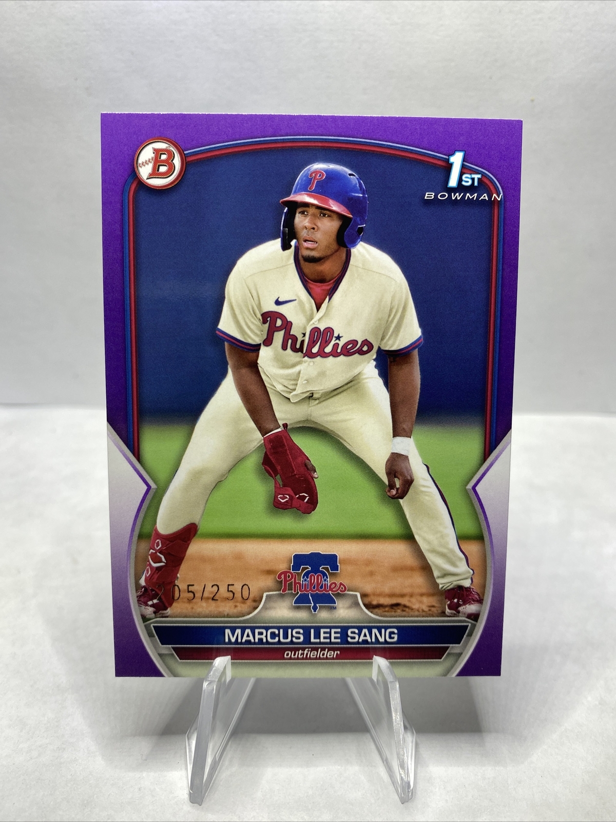 MARCUS LEE SANG 2023 Bowman 1st Paper #BP-126 Purple Border /250 SP ...