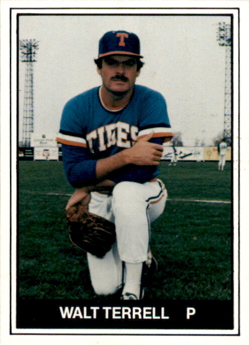 1982 Tidewater Tides TCMA #24 Walt Terrell Jeffersonville Indiana ...