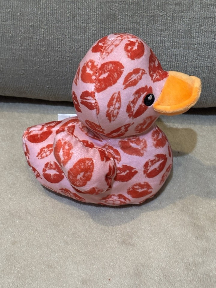 NEW, VALENTINE RED LIPS DUCK 7" PLUSH | eBay
