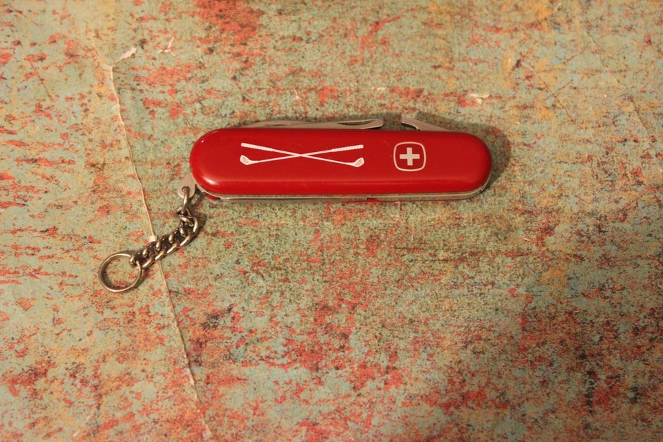 Vintage Wenger Switzerland SWISS ARMY KNIFE 5 Blade Scout Key Chain ...