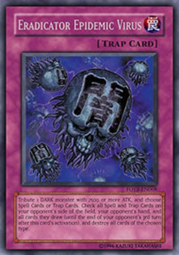Eradicator Epidemic Virus - FOTB-EN068 - Secret Rare - 1st Edition x1 ...